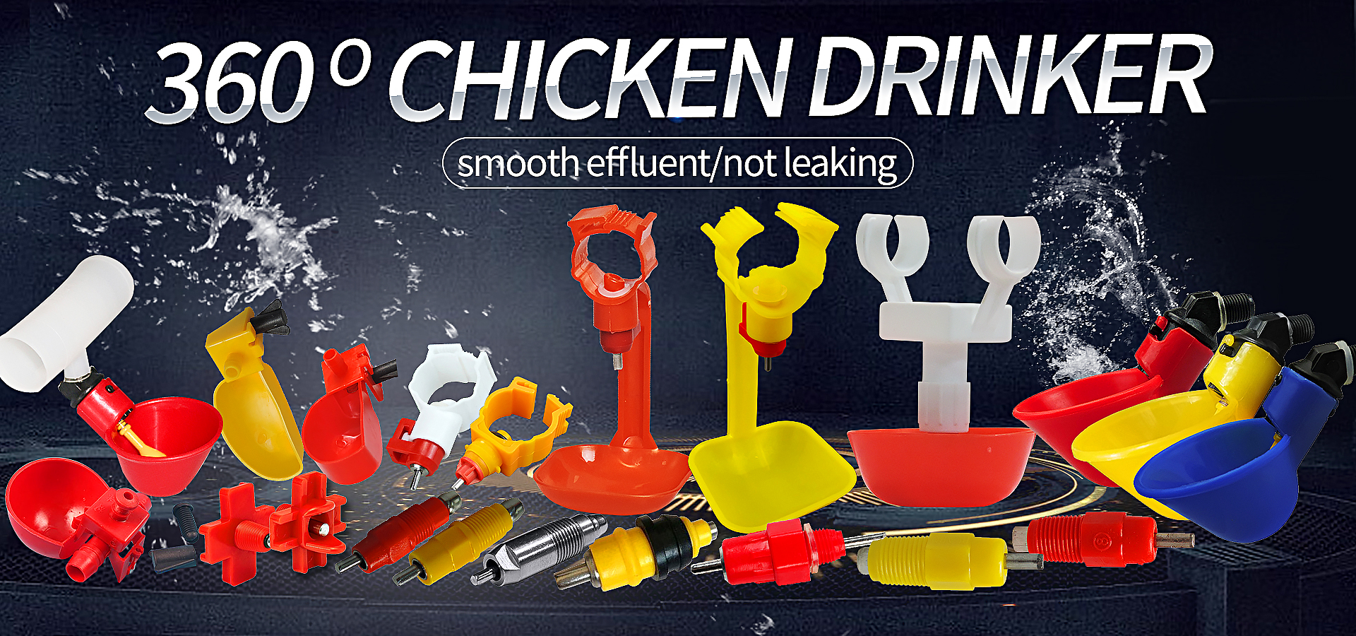 Screw Cone Automatic Drinker Integrated Automatic Poultry Animal ...