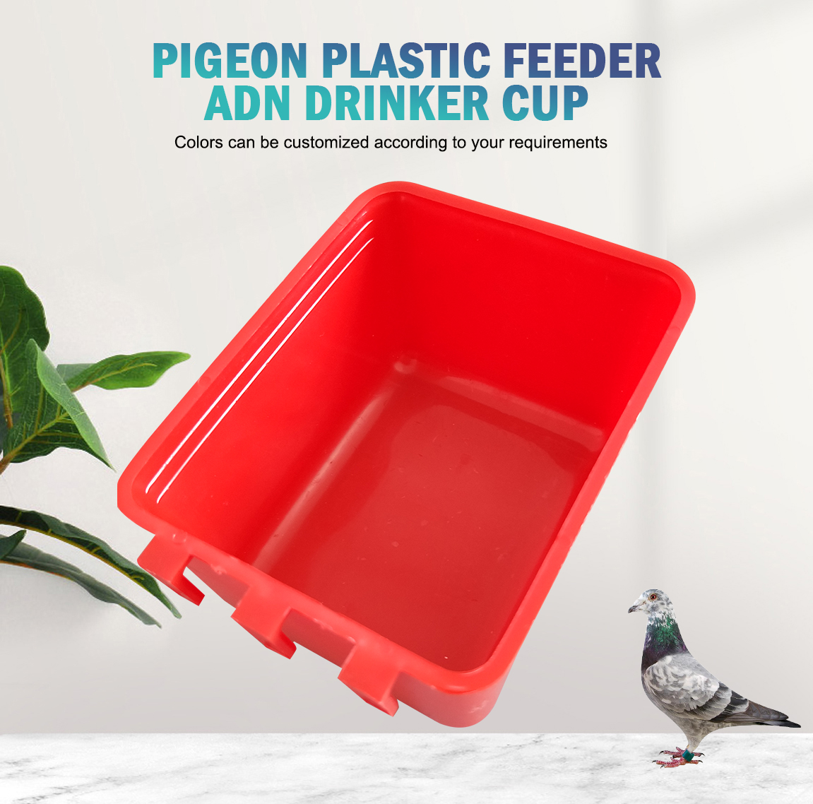 Samll Bird Feeder And Drinker Cup for Cage - Buy pigeon feeding cup ...