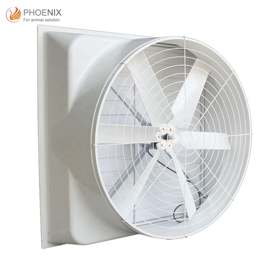 FRP Cone Fan Poultry House Ventilation Equipment Greenhouse Ventilation ...